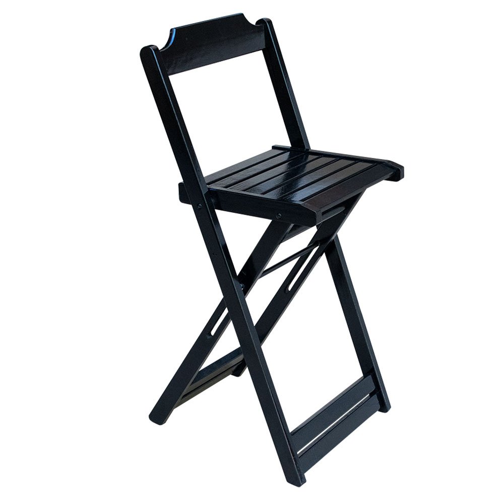 Kit 2 Jogos De Mesa Bistrô De Madeira Com 2 Cadeiras Dobravel Ideal Para Bar E Restaurante Preto ...