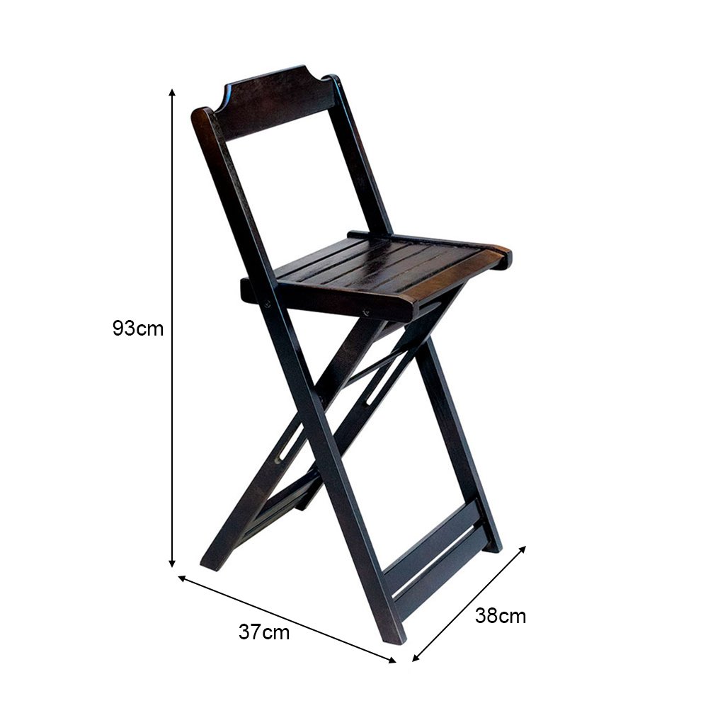 Kit 4 Jogos De Mesa Bistrô De Madeira Com 4 Cadeiras Dobravel Ideal Para Bar E Restaurante ...