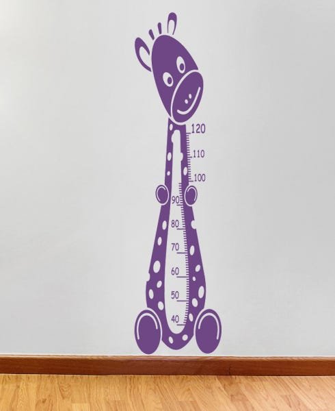 Adesivo Decorativo de Infantil com Urso com Régua De Crescimento para ...