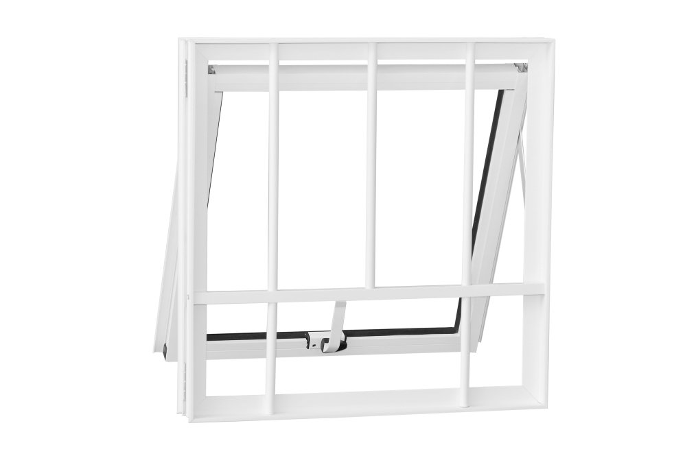 Janela Vitro Maxim Ar 50x50cm Alumínio Smart Branco C/Grade ...