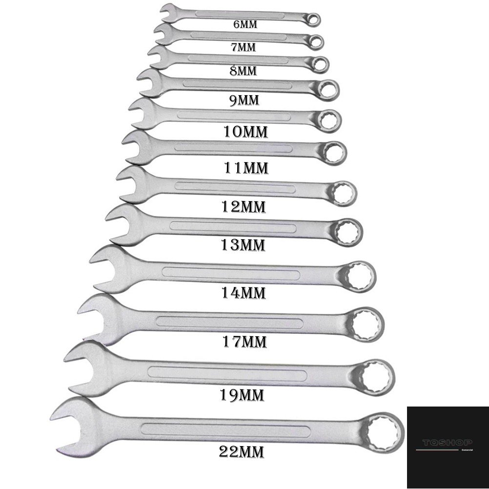 Jogo Chave Combinada Boca Estrela 6 A 22mm Resistente 12 Pcs Eda 1WT ...