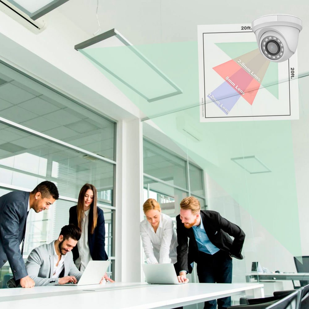 Câmera Interna Inova Cam-7375 FullHD 2MP, 15M, Lente 3.6mm Plástico ...