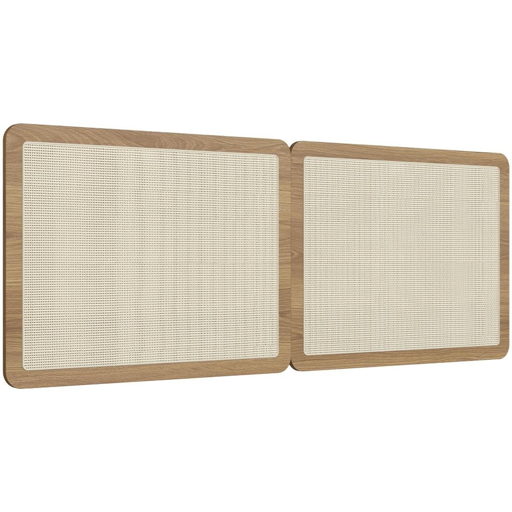 Cabeceira Cama Box Casal Queen Painel com Telinha 160cm Moss A03 ...