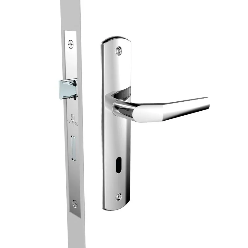 Fechadura Soprano Interna Popline Reta Esp26 Cromado | MadeiraMadeira