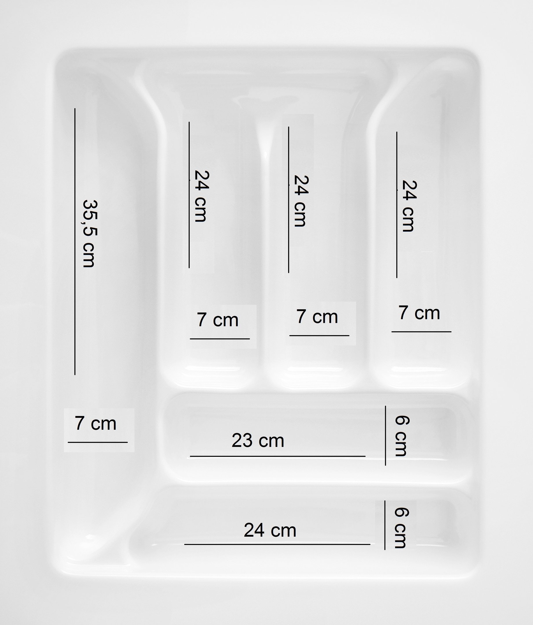 Organizador de talher ajustável Medidas máximas: 39,6cm X 46,7cm) OG-02 ...