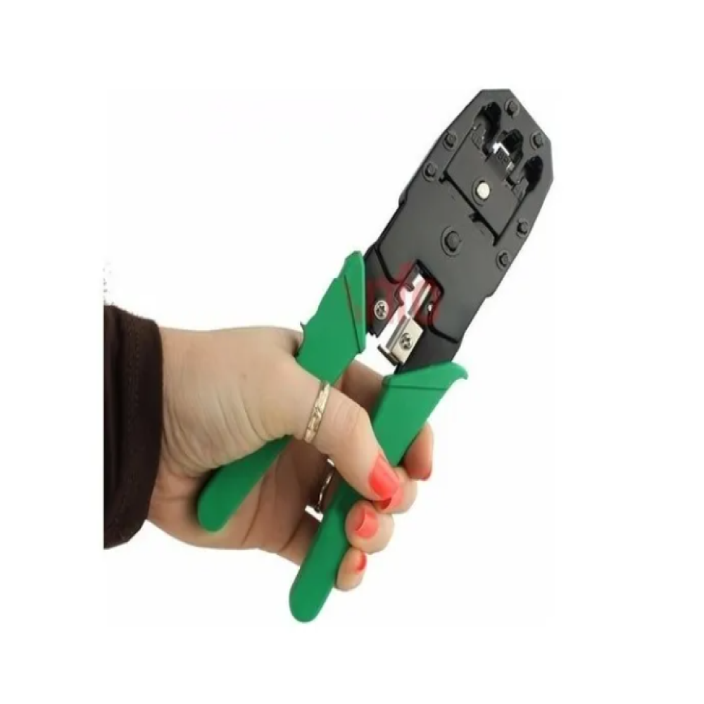 Alicate Crimpar Rj45 Com Decapador Cabo De Rede Rj11 Rj12 OB-315 ...