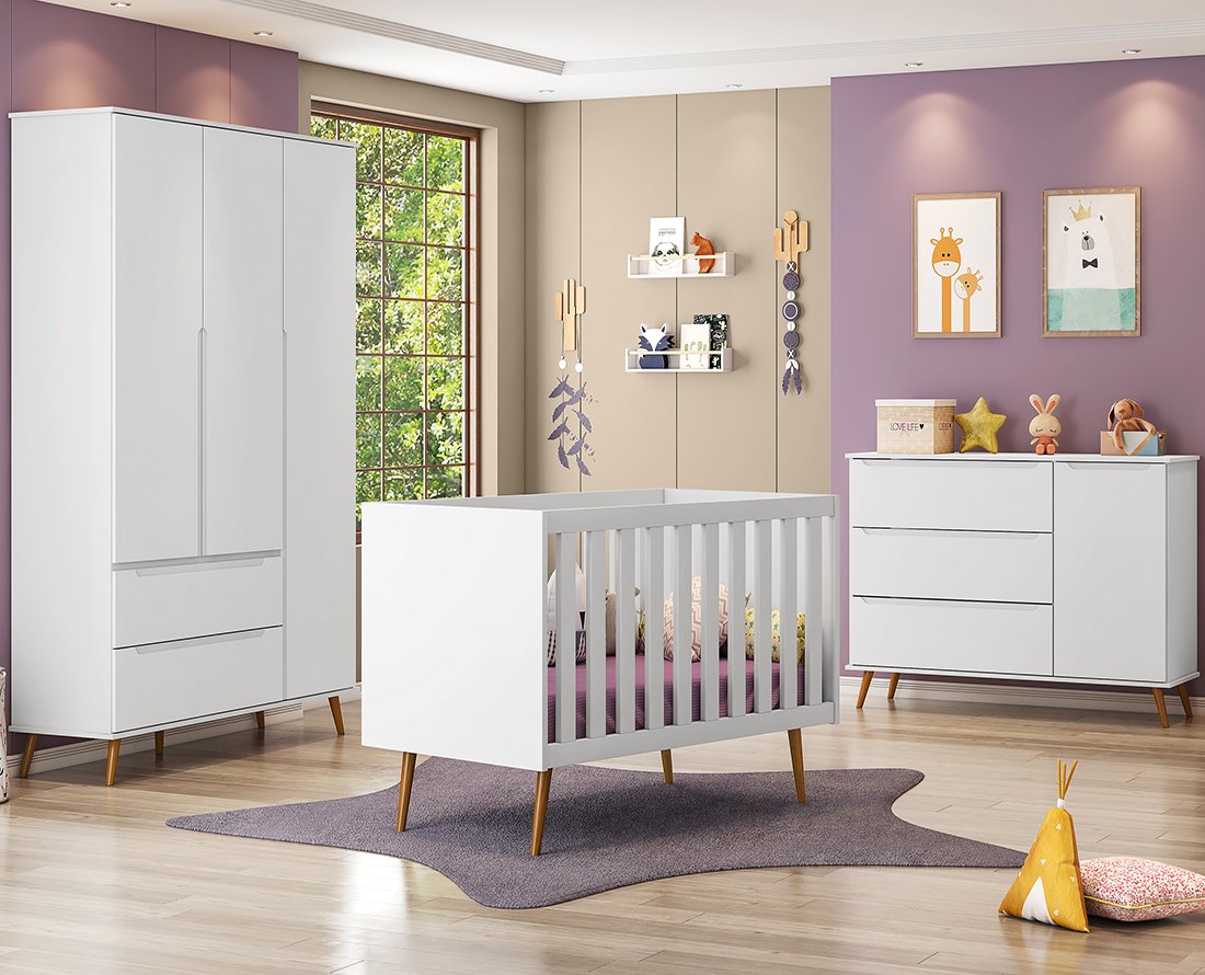 Quarto De Bebê Completo | MadeiraMadeira