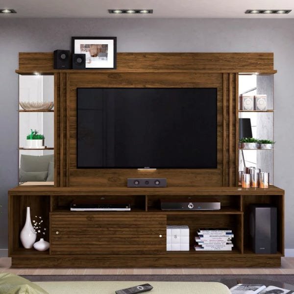 Home Theater Frizz Gold para TV de até 55 Polegadas com Espelho e ...
