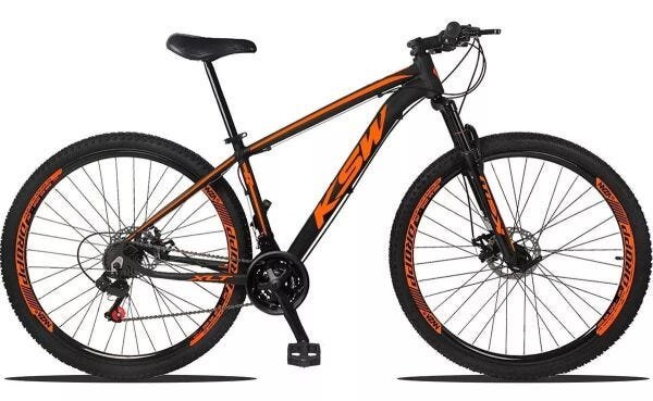 Bicicleta Aro 29 Ksw Xlt Alumínio 21 Marchas Freio a Disco - Preto ...