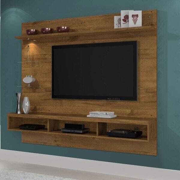 Painel para TV até 60 Polegadas com Nichos Amazonas | MadeiraMadeira