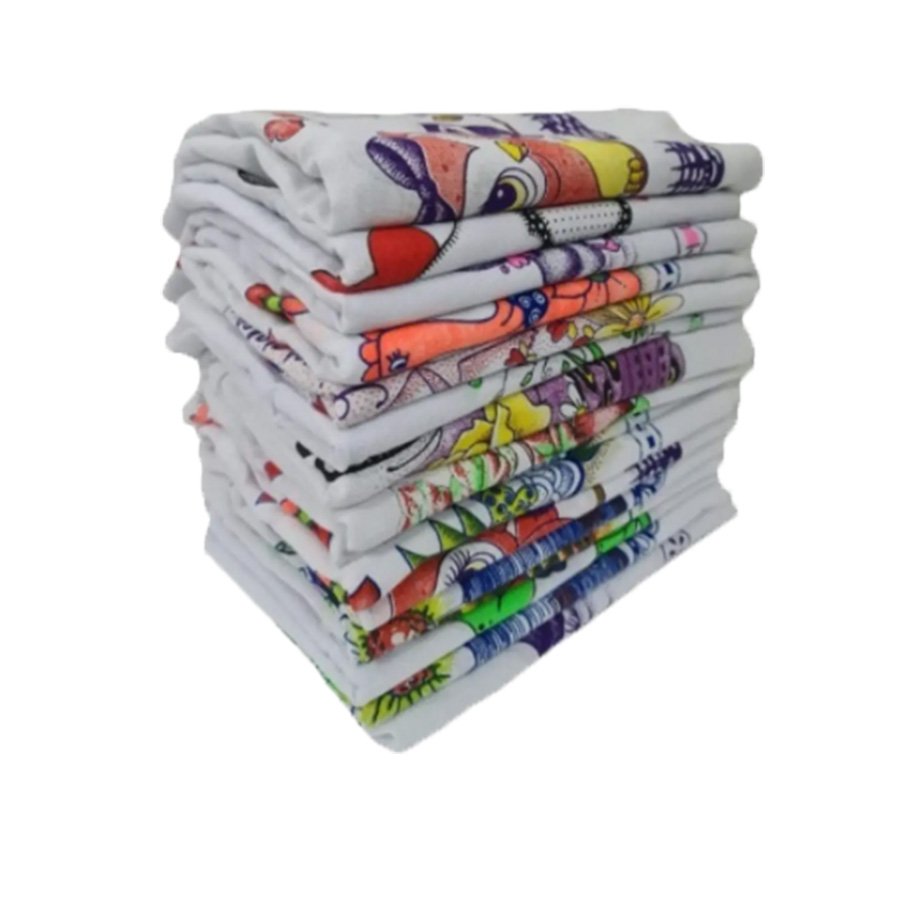 Kit com 12 Panos de prato Estampado Linha Búzios - Ober | MadeiraMadeira