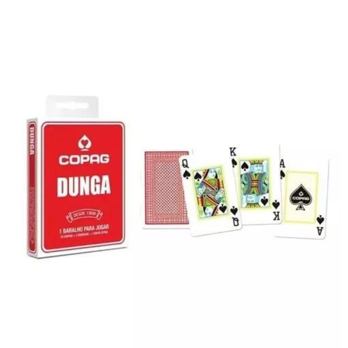 Jogo de Baralho Dunga Caixa Vermelha Copag | MadeiraMadeira