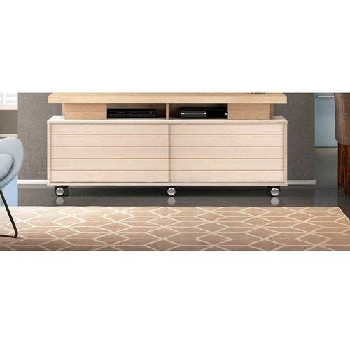 Rack para TV até 60 Polegadas sem Espelho Ageo Off White Duna | MadeiraMadeira