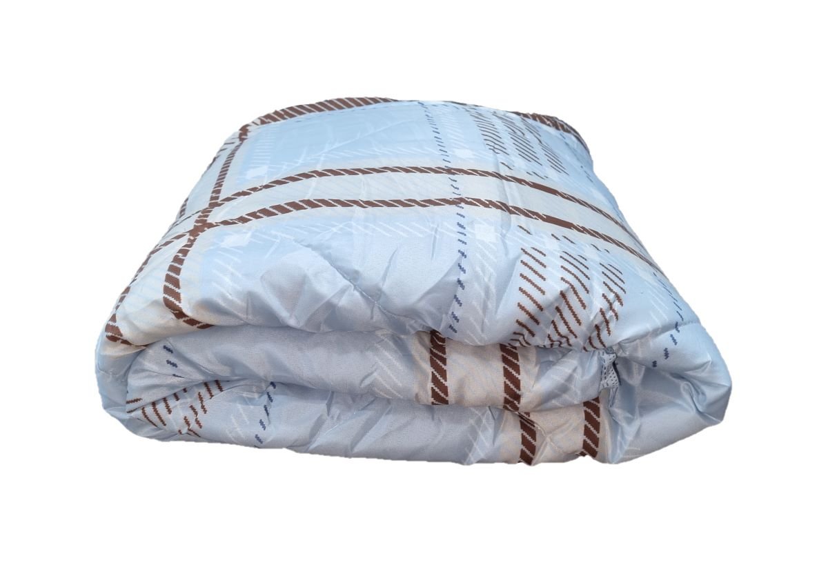 Edredom Casal 1,90 x 2,10 m Estampado Color Art Corttex - Azul claro ...