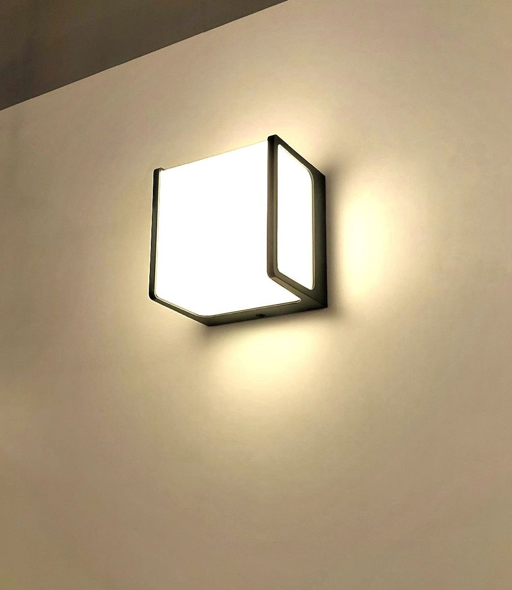 Arandela Led Elion Externa e Interna Ip65 8w 3000k Nordecor Preto | MadeiraMadeira