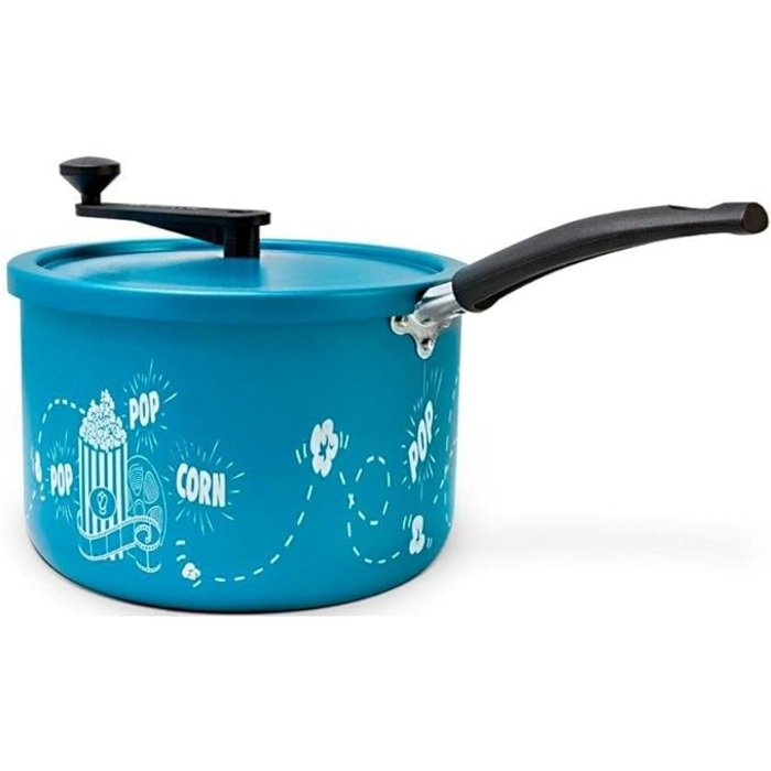 Pipoqueira Multiflon Azul Antiaderente de Alumínio 4,3 Litros ...