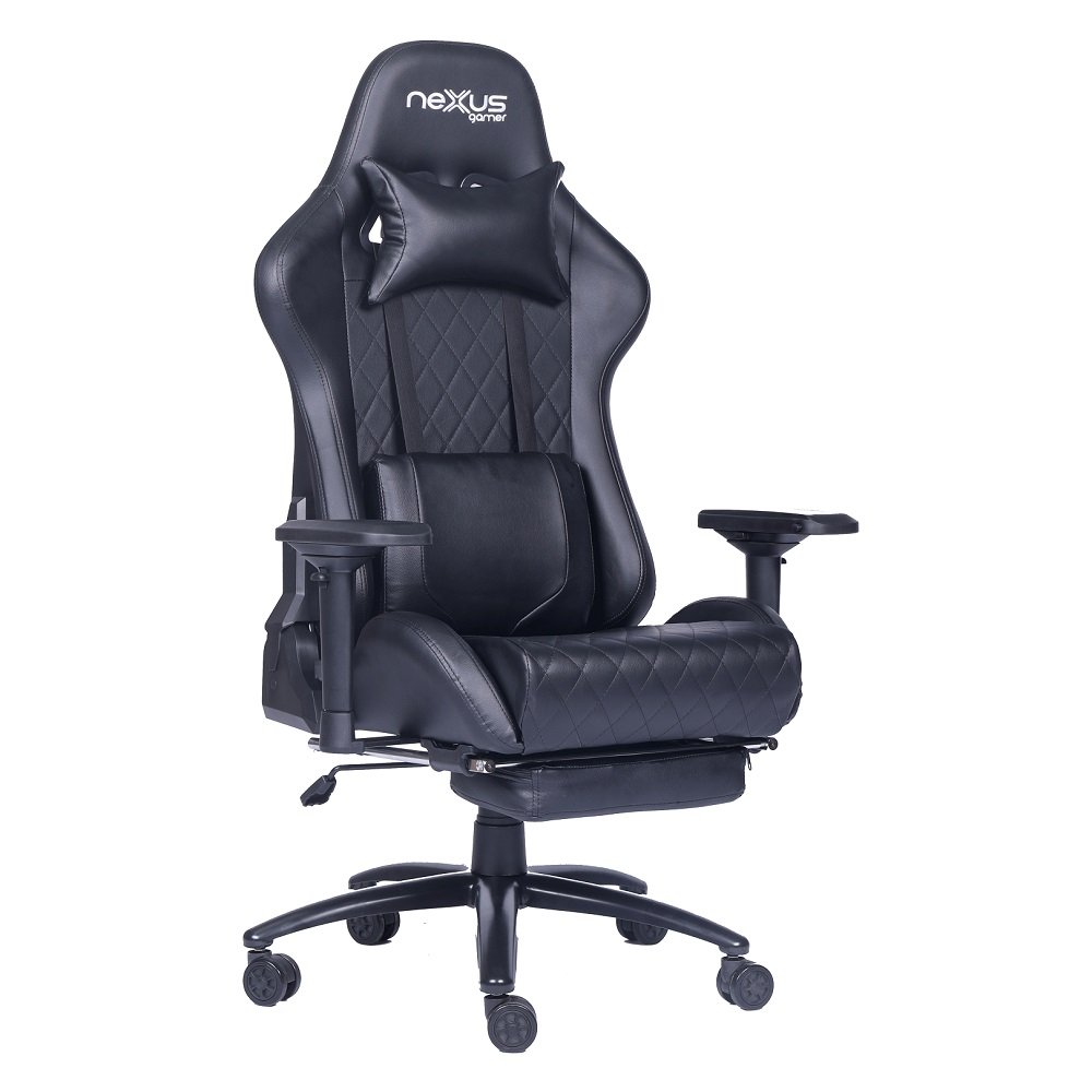 Cadeira Gamer Python D-361 Preta - Nexus Gamer | MadeiraMadeira