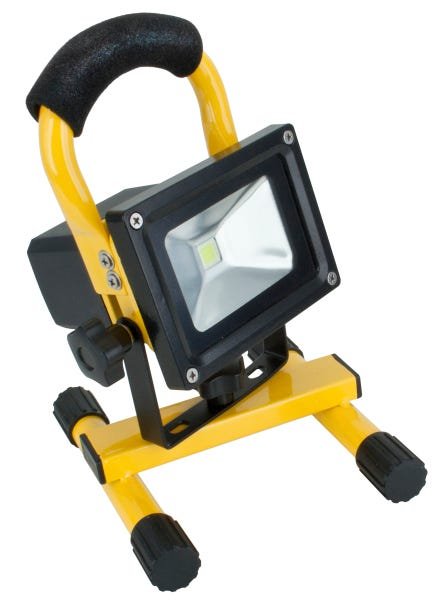 Refletor Led Portátil Sinalizador Bateria Recarregável | MadeiraMadeira