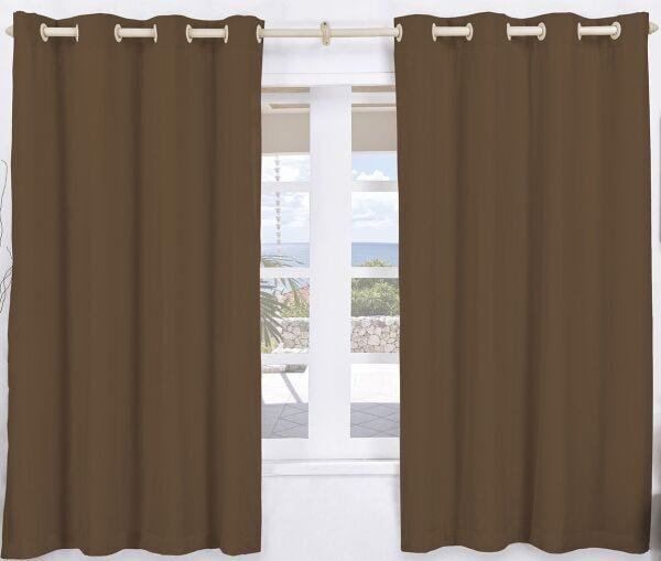 Cortina Blackout PVC Corta 100% A Luz para Quarto ou Sala Tamanho 2,00 ...