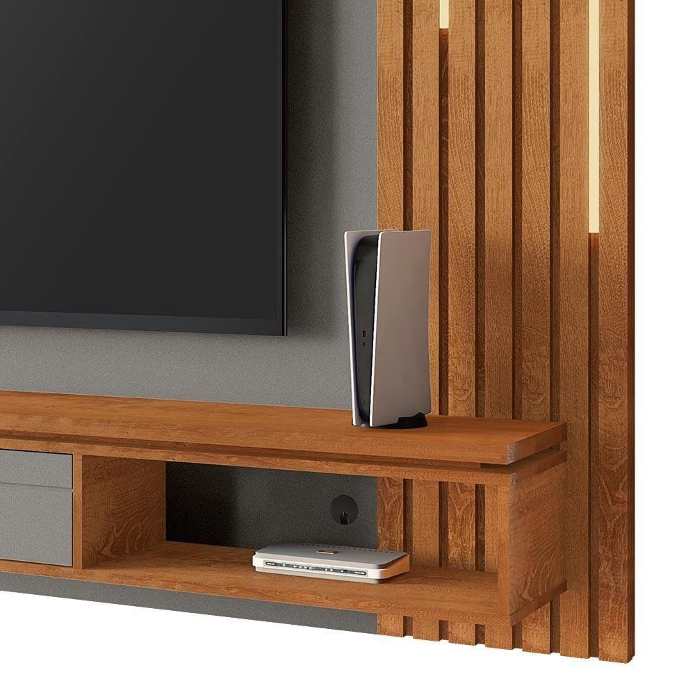 Painel Ripado Grande para Tv até 80 Polegadas com Led Titanium ...