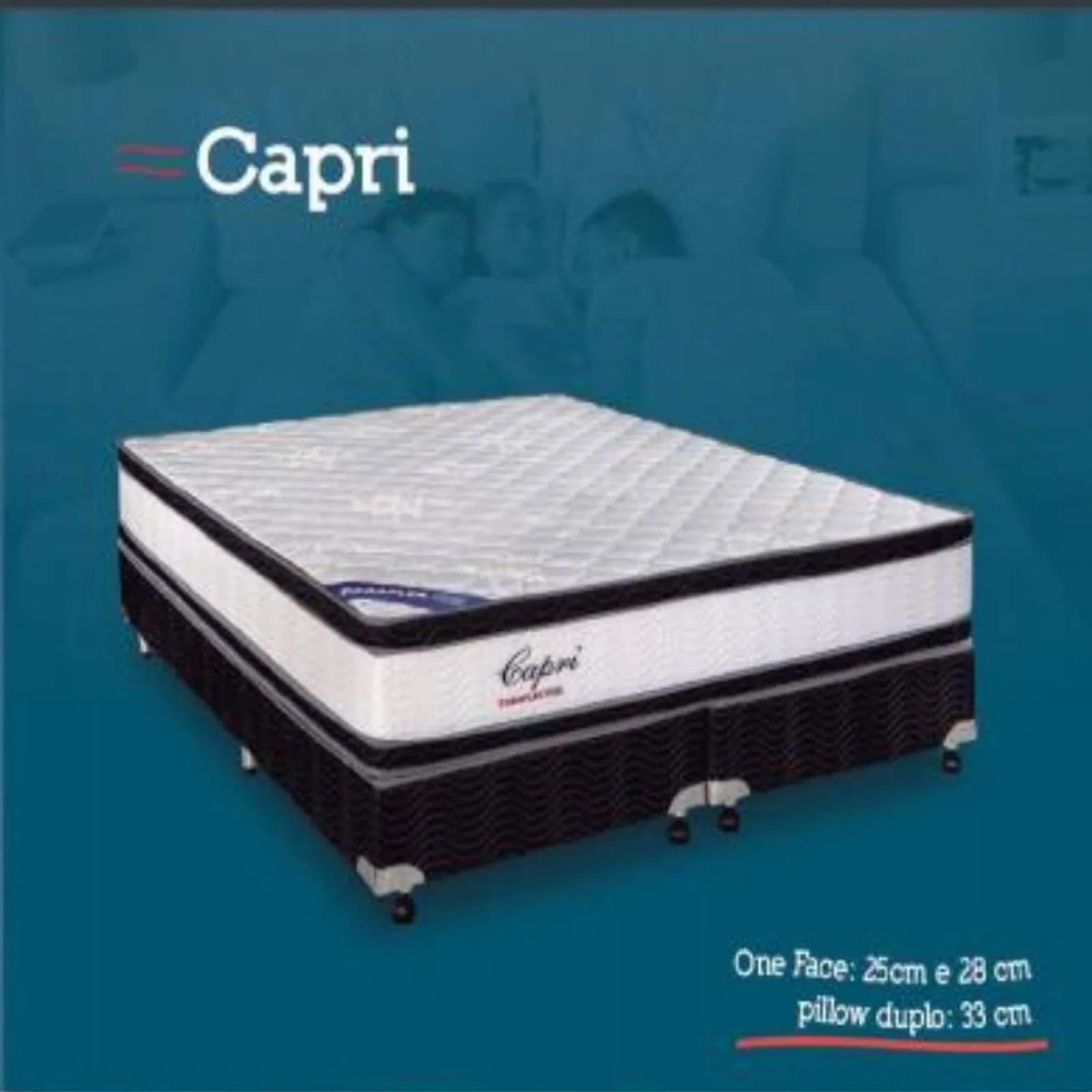 Colchão de Molas Ensacadas Pocket Capri + Base King FCD Toraflex MobyCasa Moveis | MadeiraMadeira