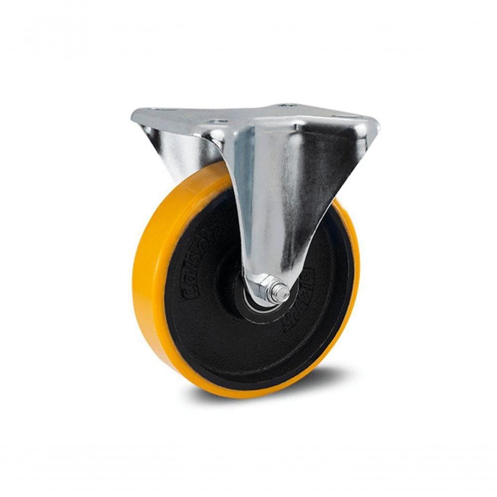 Rodizio Fixo 5 Pol. Industrial Pu Roda de Ferro Colson | MadeiraMadeira