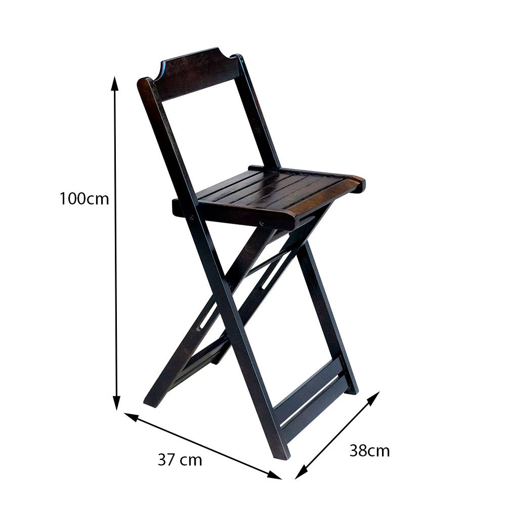 Kit 10 Jogos de Mesa Bistrô de Madeira com 2 Cadeiras Dobrável Ideal para Bar e Restaurante ...