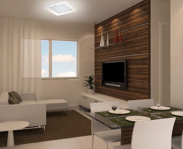 Plafon Flex Sobrepor e Embutir Médio Branco | MadeiraMadeira