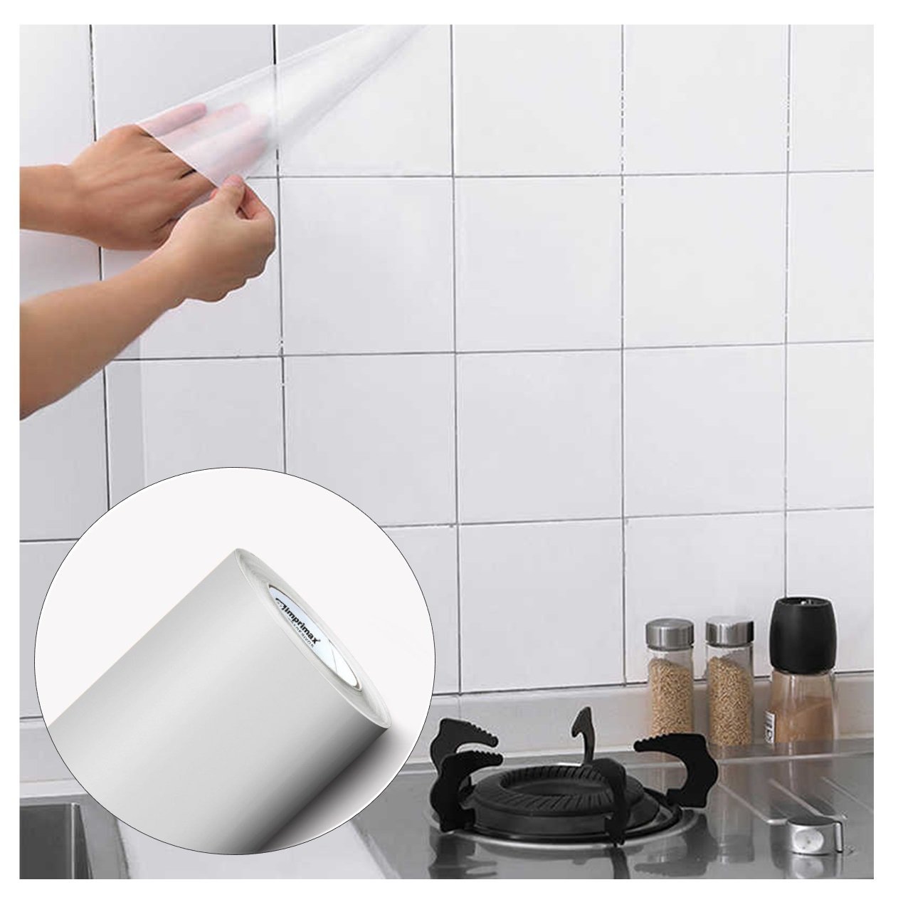 Adesivo para envelopamento de móveis Transparente 3m x 50cm ...