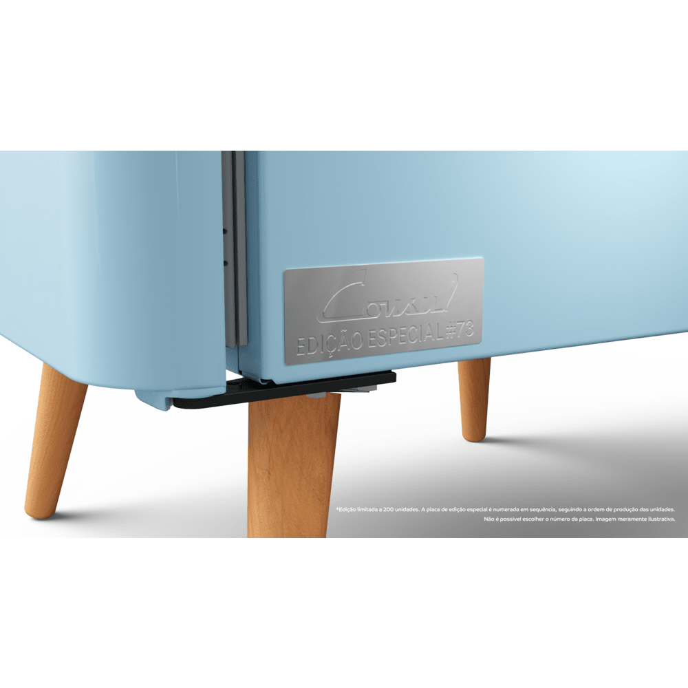 Frigobar Consul Retrô Edição Especial 76 Litros Azul Astral - CRA09AZ ...