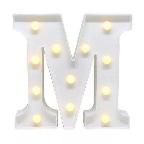 Luminária Led 3d Letra M e C | MadeiraMadeira
