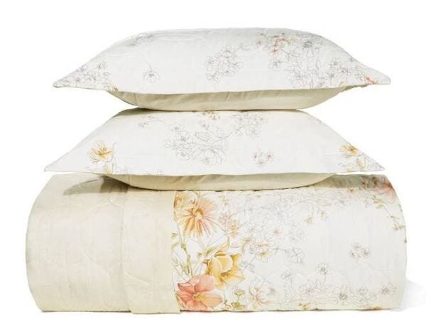 Cobreleito Queen Alissa 180 Fios Karsten | MadeiraMadeira