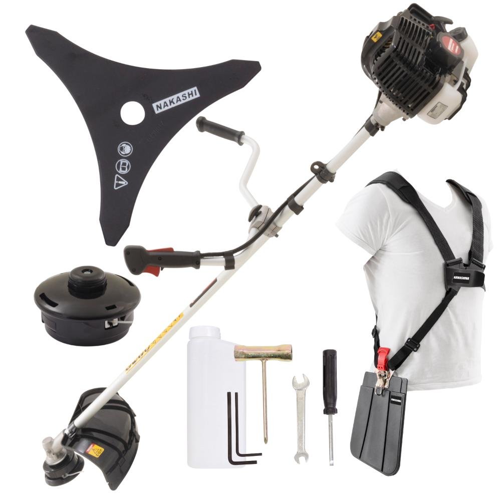 Roçadeira Lateral Profissional Kawashima KW52-LE À Gasolina 2T 52cc Com ...
