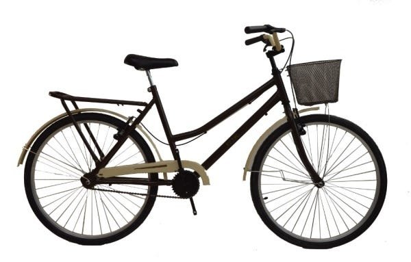 Bicicleta aro 26 Retrô classic new bike moderna Café | MadeiraMadeira
