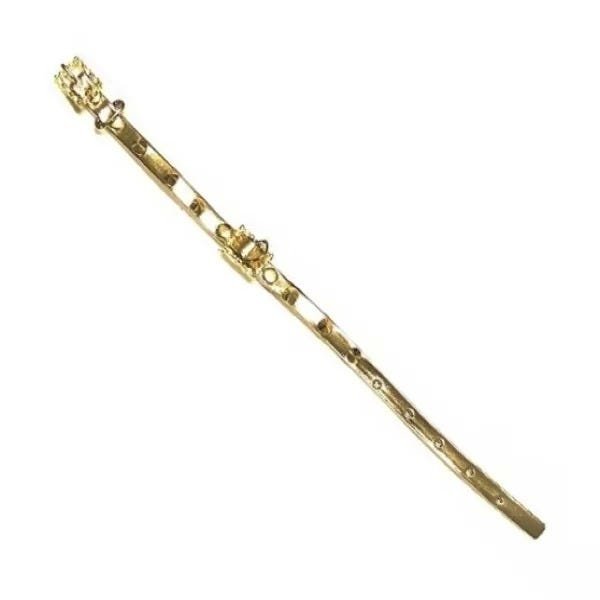 Coleira Pity para Gatos Dourada Bicho com Luxo - 2 (42cm) | MadeiraMadeira