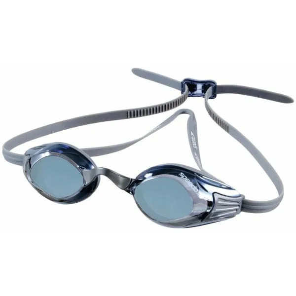 Óculos natação Speedo Aquashark Fumê Espelhado / Prata | MadeiraMadeira