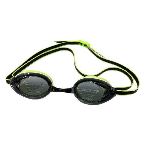 Óculos natação Speedo Champ Fumê / Verde claro | MadeiraMadeira