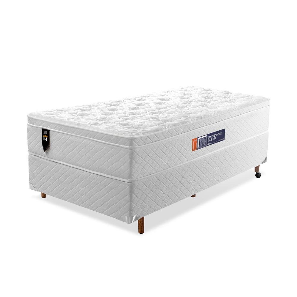 Cama Box Solteiro King House Espuma D33 San Diego One Face 96x203 ...