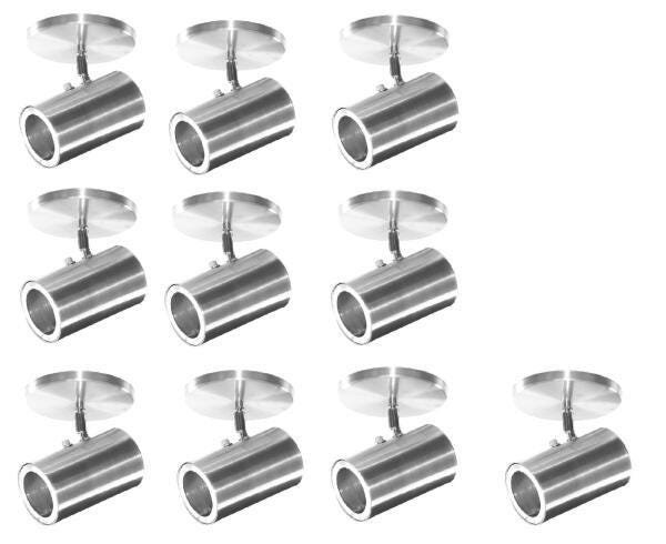 Kit 10 Spot Par 20 Bulbo LED 516/1 Hiperlight Acetinado | MadeiraMadeira