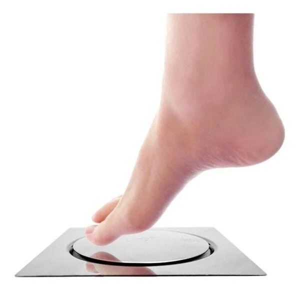 Ralo Inteligente Pop Up Click 15x15 Banheiro Aço Inox 10 Un ...