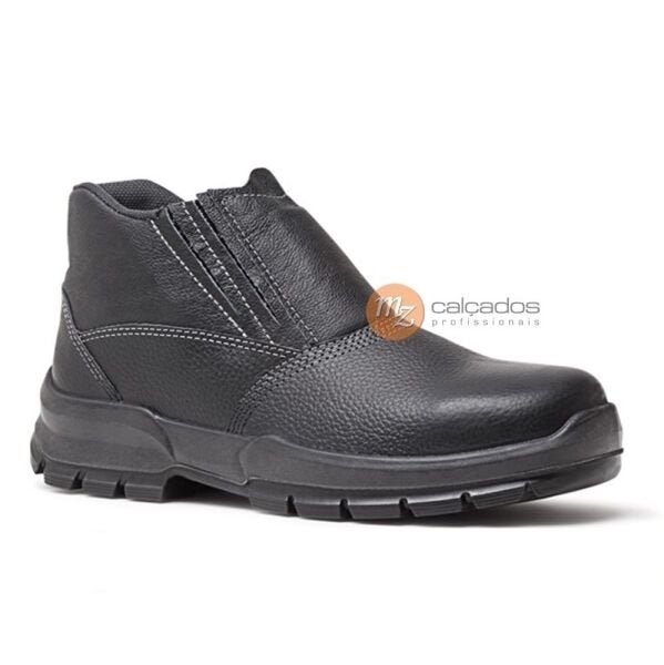 Bota de Segurança Couro Preto Fujiwara HES Biqueira PVC CA 28026 - 38 ...