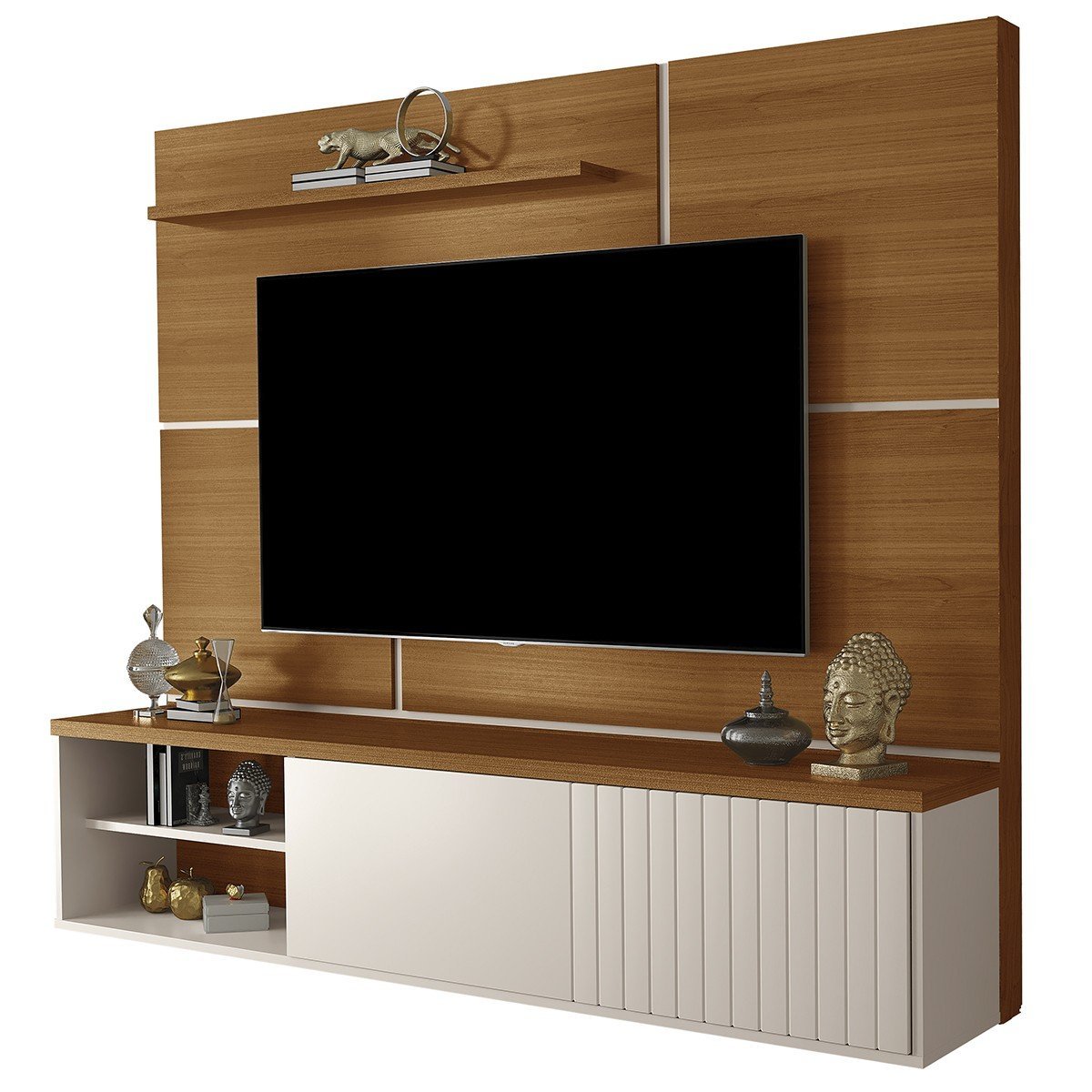 Painel Suspenso para TV Mariana até "75" ML01 - Amarena Móveis RACK COM ...