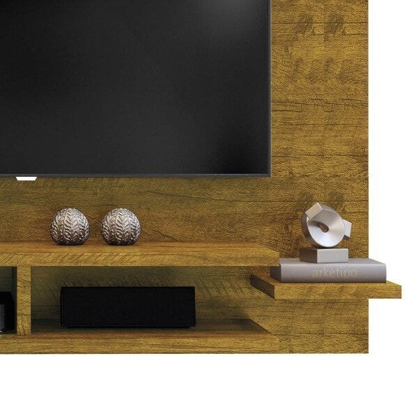 Painel para TV até 55 Polegadas com Prateleiras Vitória Mavaular ...