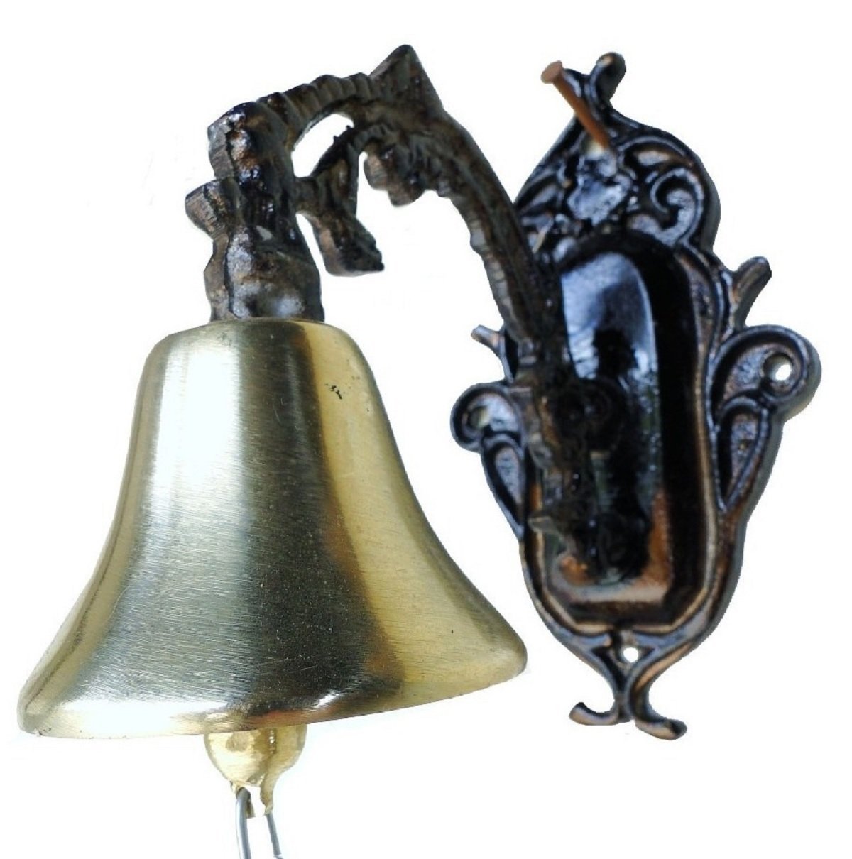 Sino Parede Sineta Bronze Sítios Casa Fazendas Sítios Lindo | MadeiraMadeira