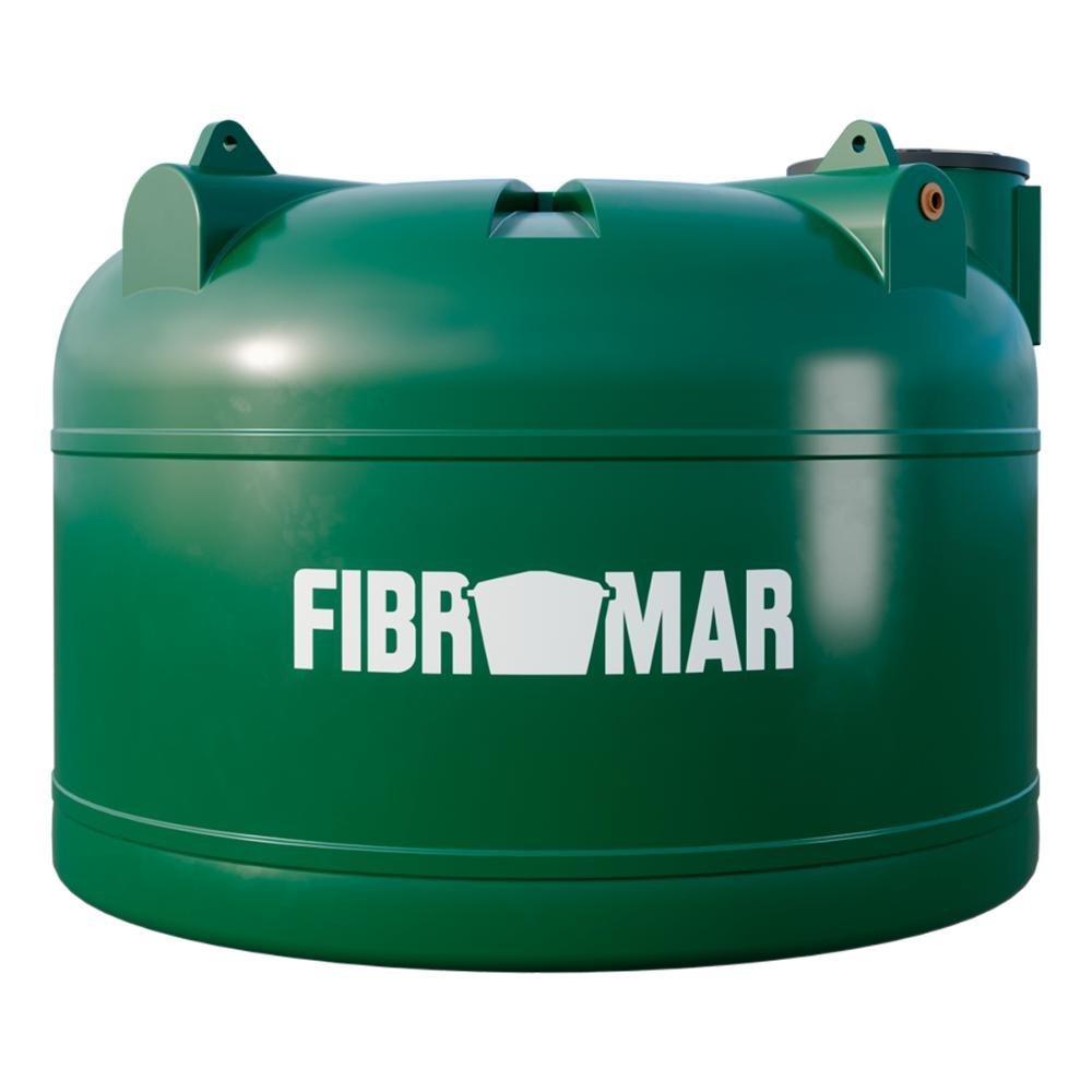 Tanque 10.000 Litros Verde Polietileno Fibromar | MadeiraMadeira