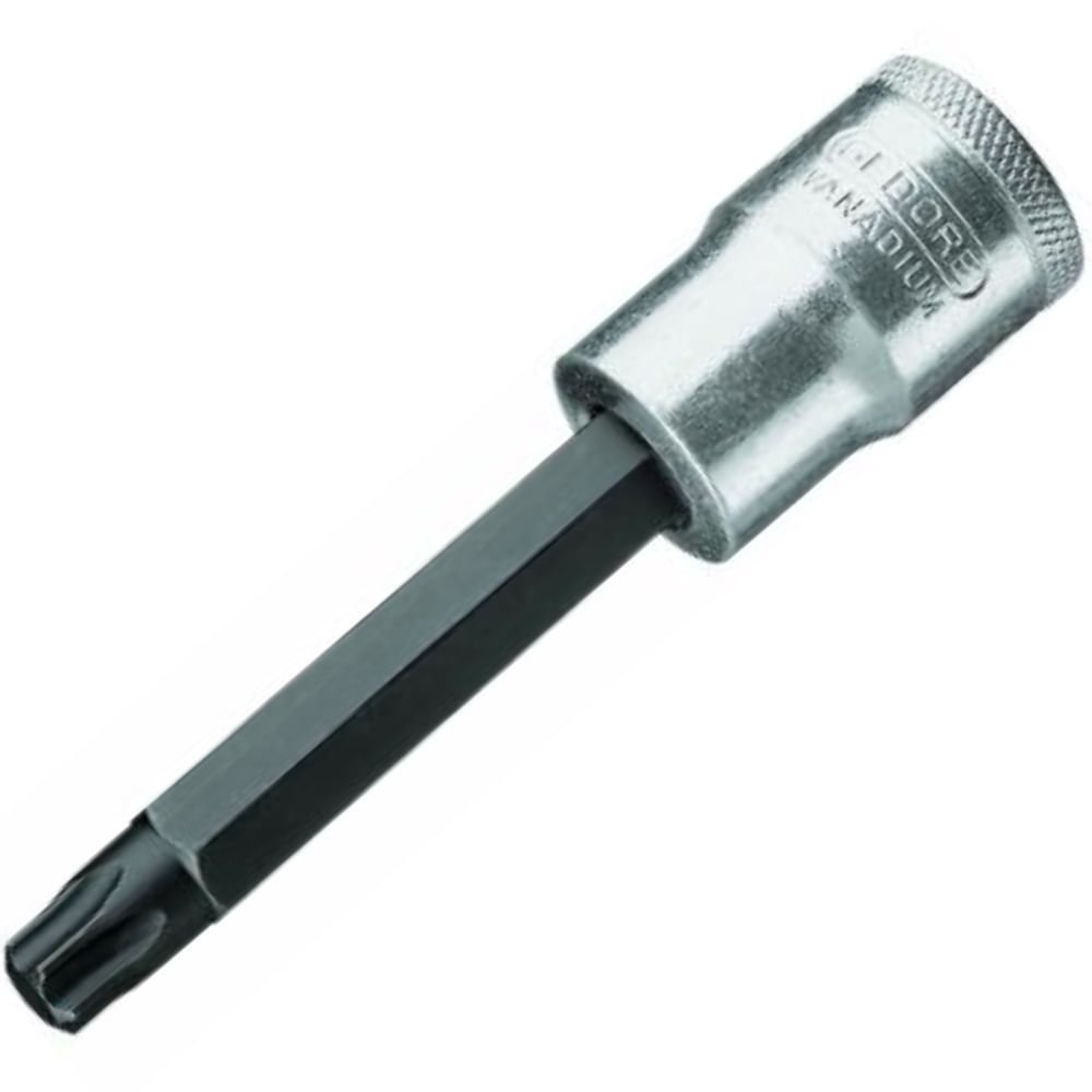 Soquete Hexalobular GTX Torx Longo 1/2"" ITX19L T30 - 024225 - GEDORE Chave Soquete Torx Longo 1 ...