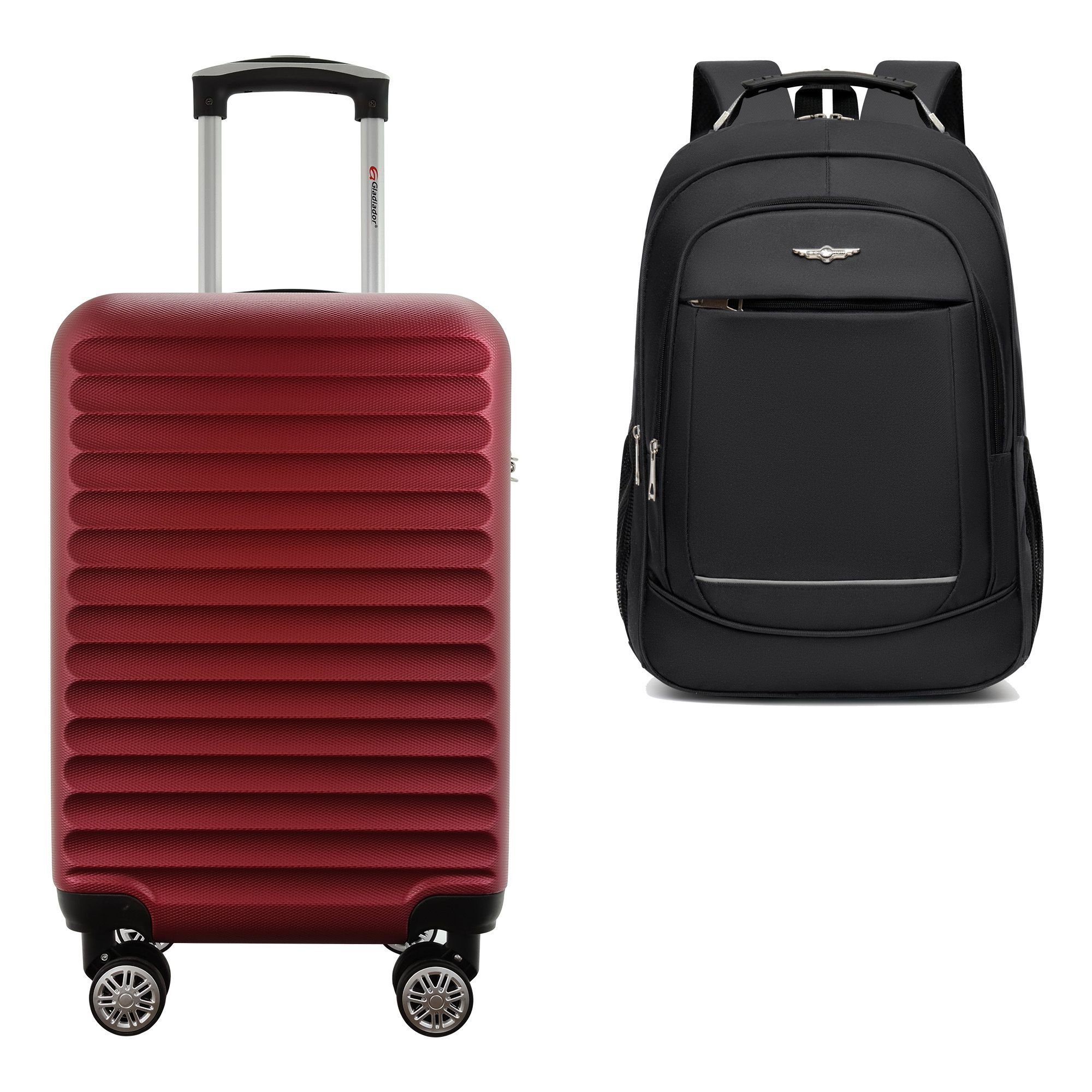 Kit Mala de Bordo 10kg Expansiva Viagem Rígida Abs Rodas 360 Duplas ...
