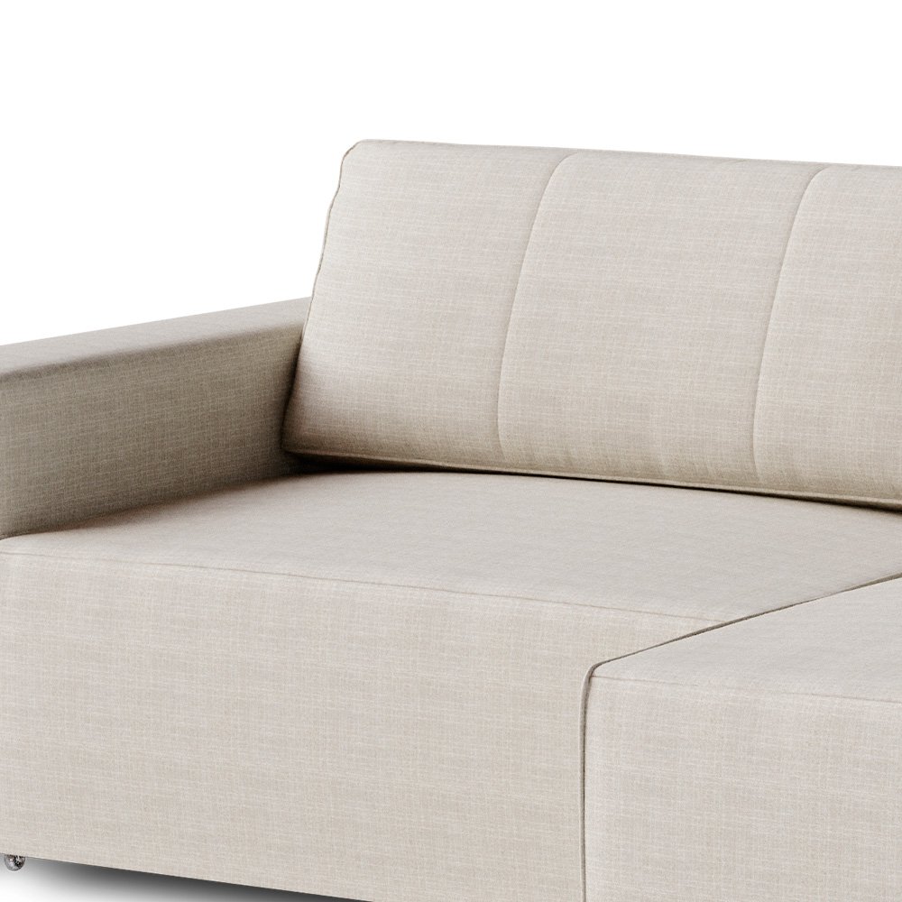 Sofá 2 Lugares Retrátil e Reclinável Elétrico Versatto Linho Carter ...