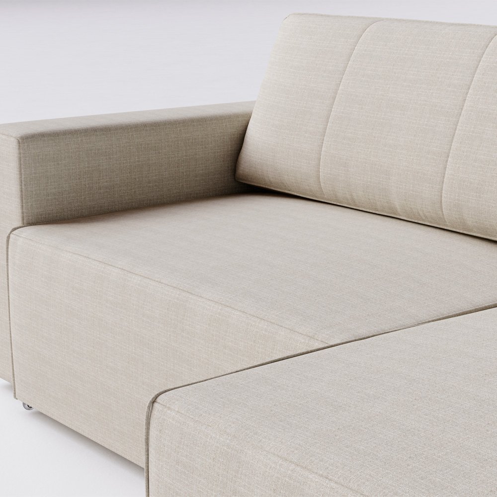 Sofá 2 Lugares Retrátil e Reclinável Elétrico Versatto Linho Carter ...