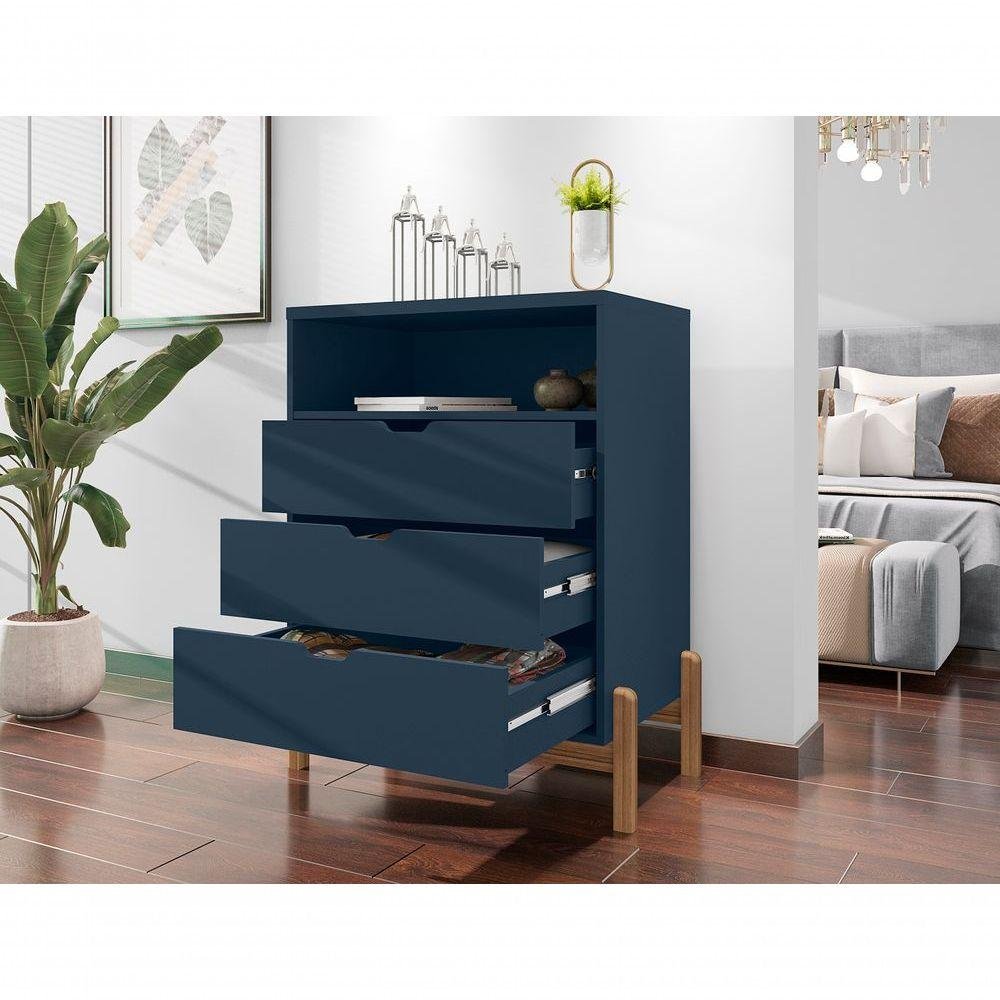 Cômoda Antares Azul Cobalto | MadeiraMadeira